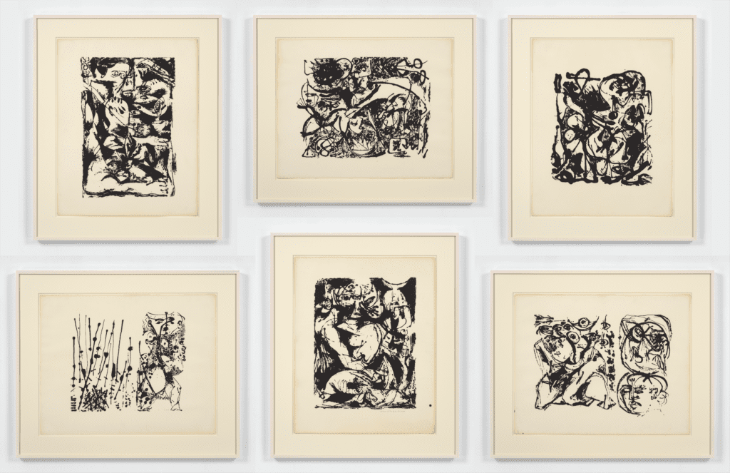 Untitled Portfolio, 1951, Screenprints by Jackson Pollock | Susan ...